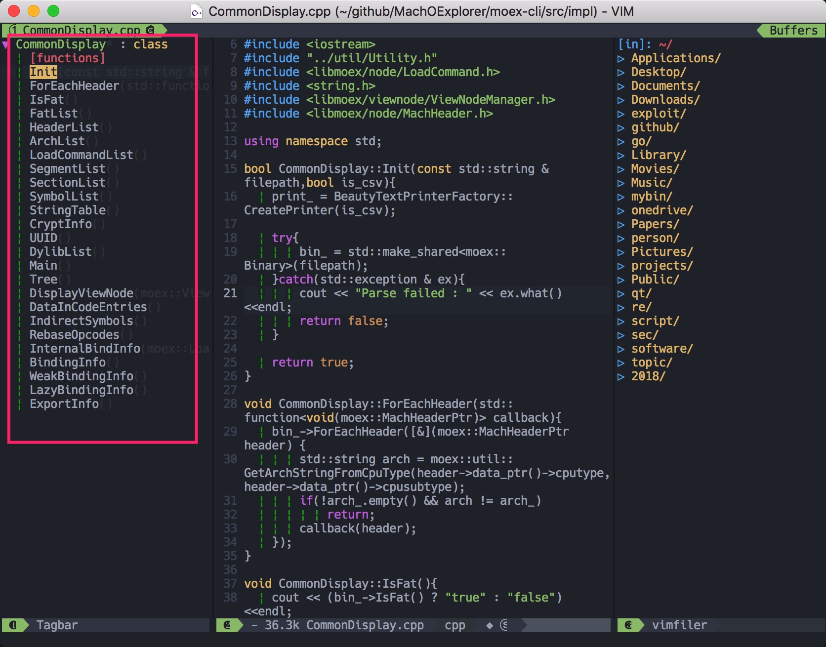 4:TagBar · SpaceVim Tutorial